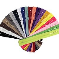 Amazon.com: MebuZip 20PCS 30 Inches Double Slider Zippers #3 Nylon Coil ...