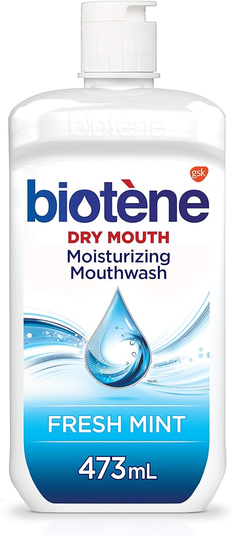 Biotene Dry Mouth Moisturizing Mouthwash Fresh Mint, 473ml: Amazon.ca ...