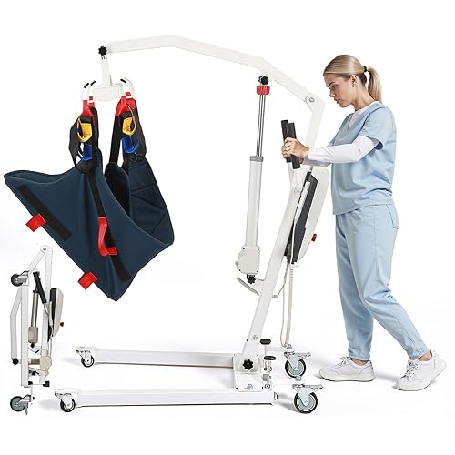 Electric Patient Lift, Foldable Patient Lift for Home Use, Portable ...