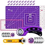 Amazon.com: WA Portman Self Healing Cutting Mat and Rotary Cutter Set - 9x12 Inch Mat - 45mm ...
