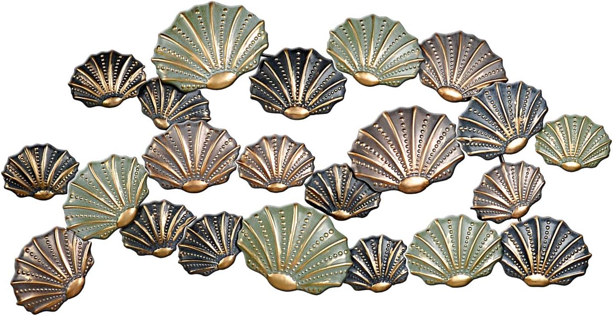 Amazon.com: Metal Wall Art: "Clam-Shell": Home & Kitchen