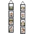 Amazon.com - QUTREY Black 4x6 Hanging Picture Frames Set of 2, 4 Openings Collage Photo Frames ...