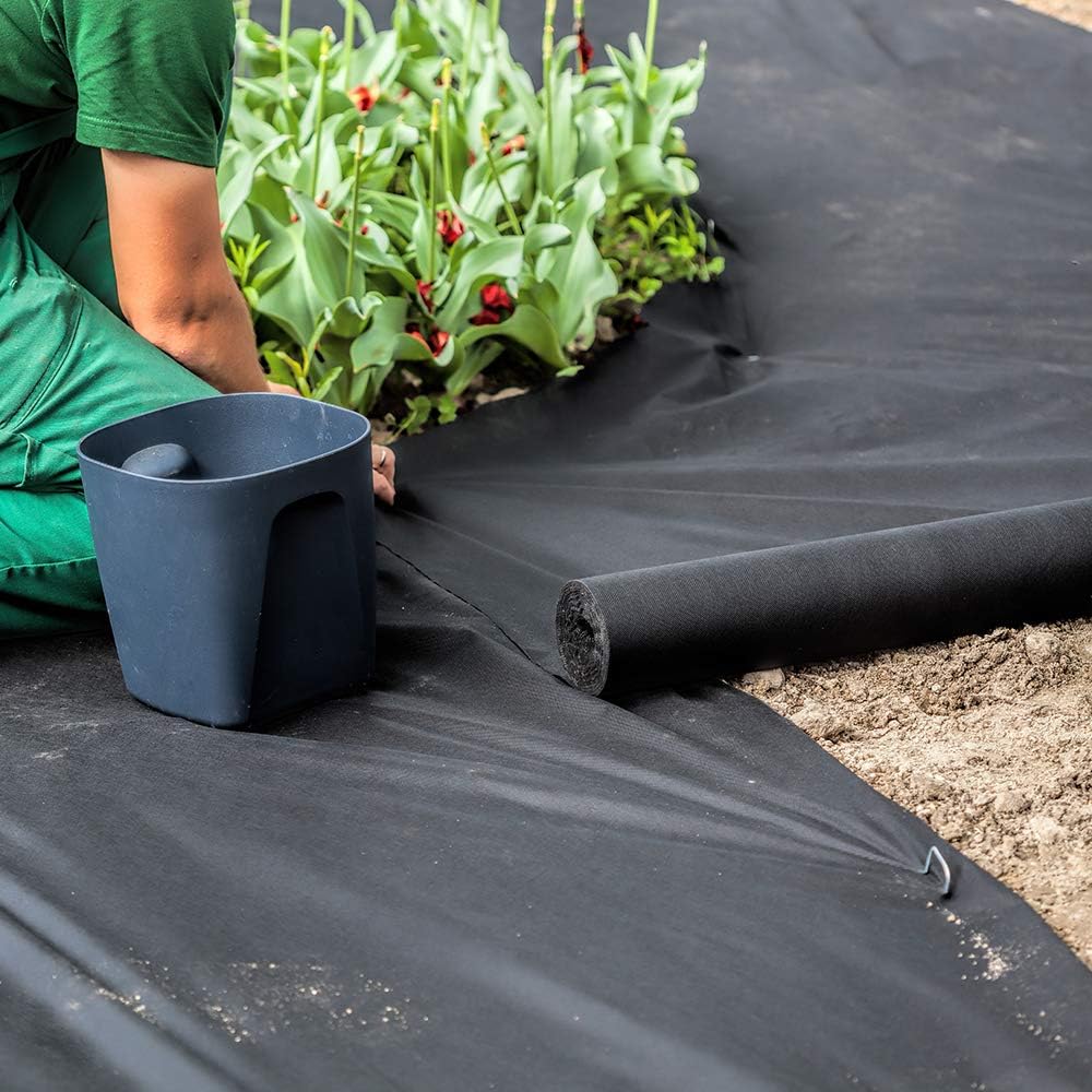 ANSIO Weed Membrane 2x10M, Weed Control Non-Woven Fabric,Ground cover ...