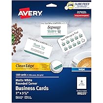 Avery Templates 28878 Business Card Amazon.com : Avery Business Cards