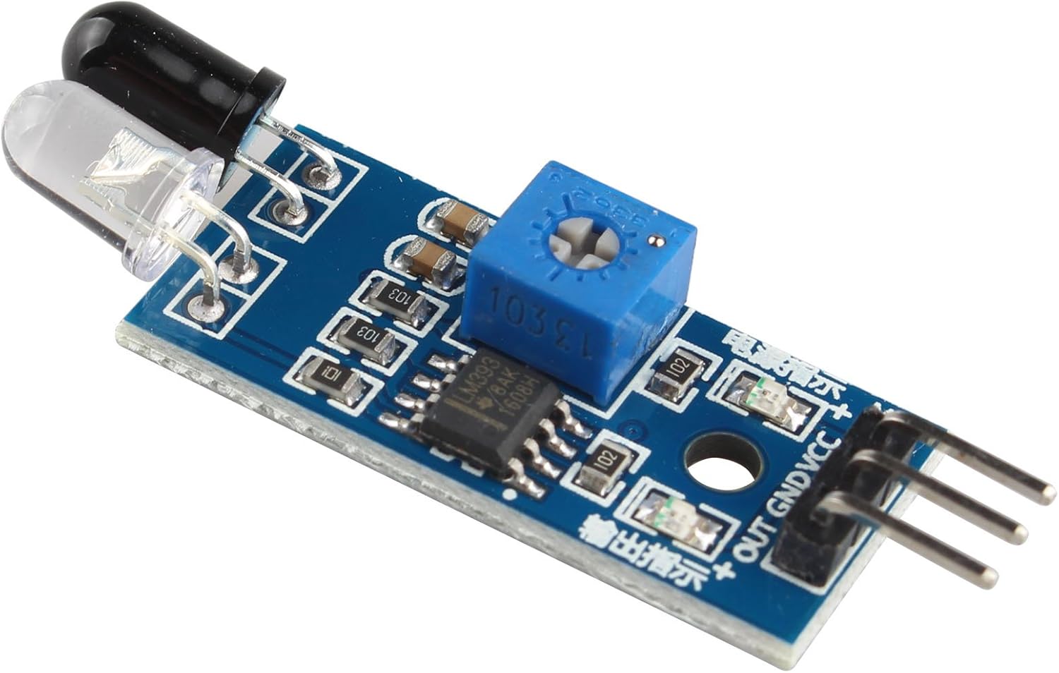 HALJIA IR Infrared Obstacle Avoidance Sensor Module Reflective ...