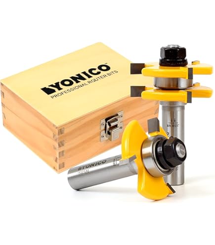 Yonico 12335 WSOOX 1/4“ Schaft Panel Schrank Fräser Set Ogee