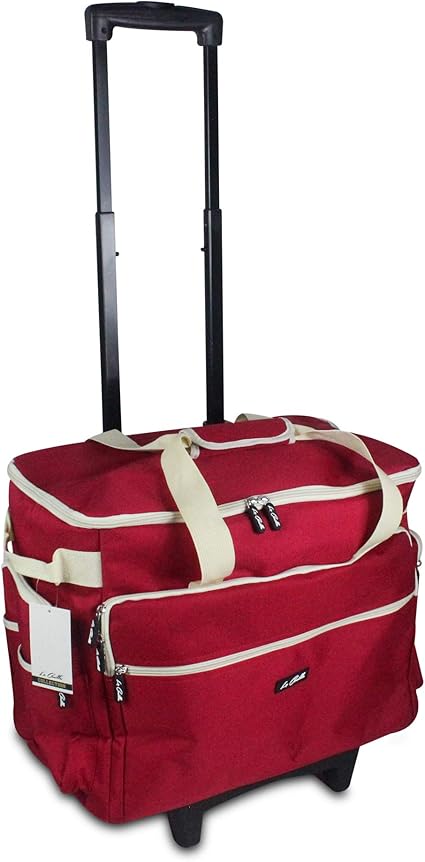 La Canilla ® - Sewing Machine Trolley Bag 19.25 x 14 x 9.5”, Rolling ...