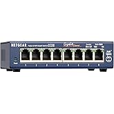 Amazon.com: NETGEAR 8-Port Fast Ethernet 10/100 Unmanaged Switch (FS108 ...