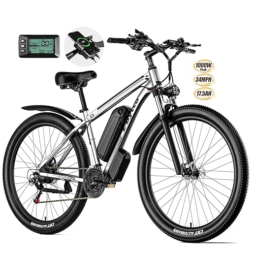 E·Bycco 29” Electric Bike for Adults, 48V 17.5AH Battery, 750W Peak ...