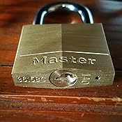 Master Lock 140D Padlock, 1 Pack, Brass - - Amazon.com