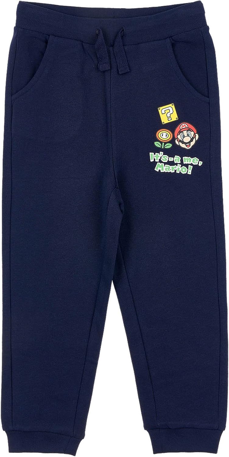 Super Mario Bros Jogging bottoms/pants (8yrs, Navy): Amazon.co.uk: Clothing