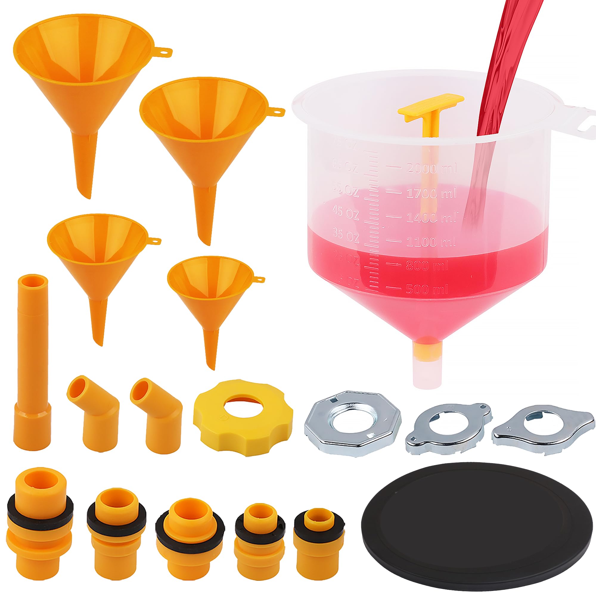 Mua Ultimate No Spill Coolant Funnel Kit - 19-Piece Spill-Free Radiator ...