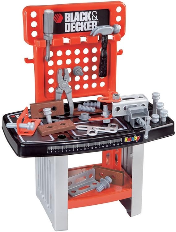 Smoby Black and Decker Worko Workbench Mini Version: Amazon.co.uk: Toys ...