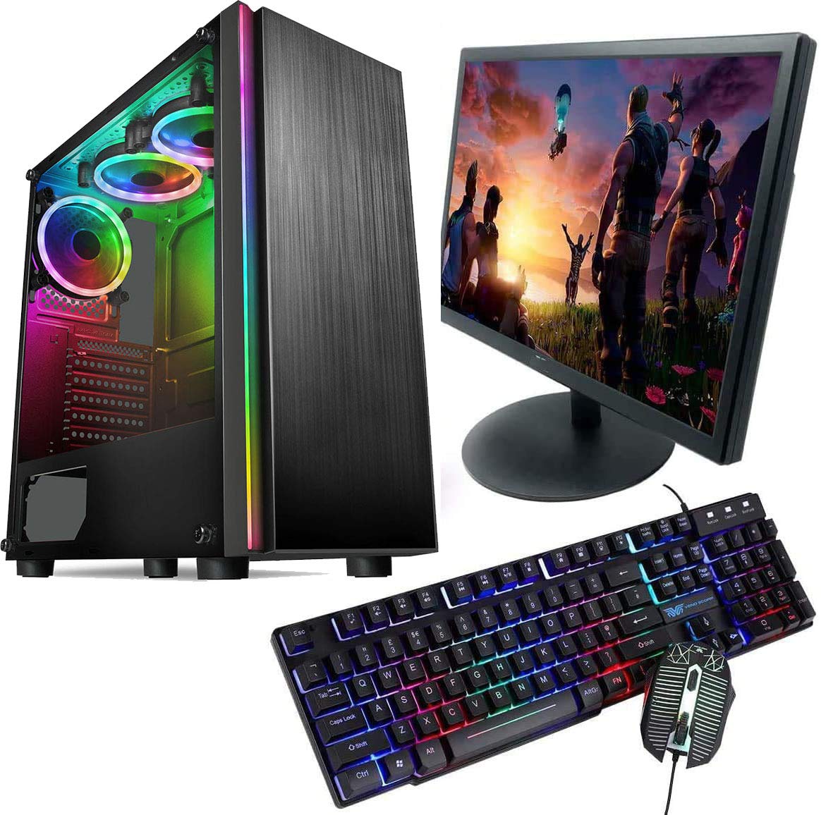 Veno Scorp ARGB Gaming Computer Package: AMD Ryzen 5 3400G Quad Core ...