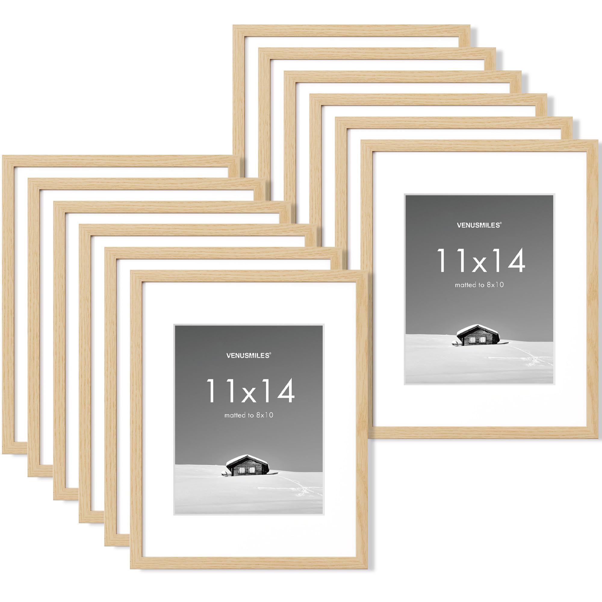 Venusmiles 11x14 inch Picture Frame, 11x14 Photo Frames with 8x10 ...