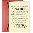 Amazon.com : SuperShunhu Sweet Appreciation Card, Funny Poem Thank You Card for Teacher Mentor ...