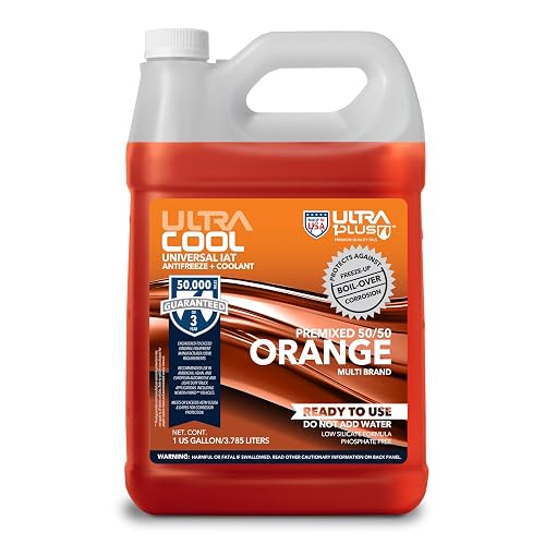 ULTRA 1PLUS Antifreeze Coolant - Universal Premixed 50/50 Orange ...