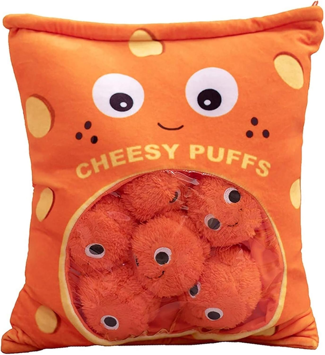WESYY Cheese Puff Pillow, Cheesy Puffs Plushies,Sofa Chair Decorative ...