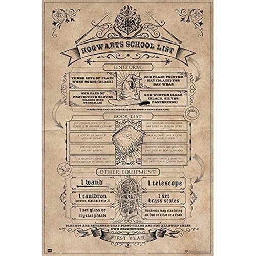 Grupo Erik editores- Poster Harry Potter Hogwarts School List in Oman ...