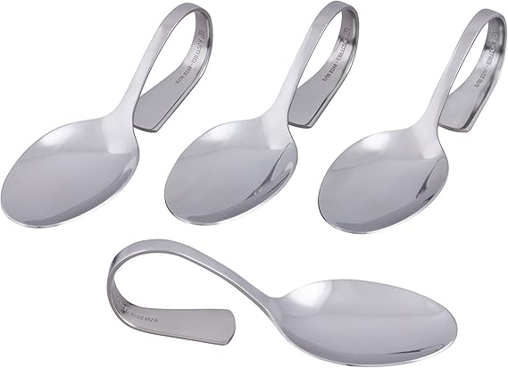 GRAEWE Gourmet Spoons/Dessert and Starter Spoons Set of 4: Amazon.co.uk ...