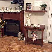 Amazon.com: Leick Rustic Oak Chairside End Table: Kitchen & Dining
