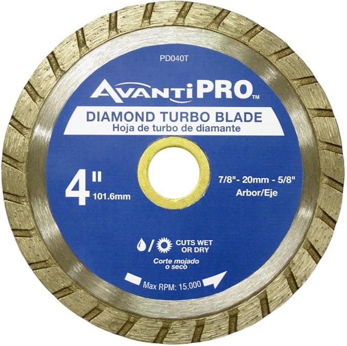 Avanti Pro Avanti Pro 4 in. Turbo Diamond Blade - - Amazon.com