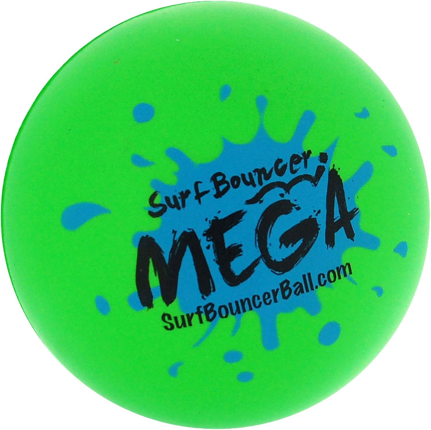 Surf Bouncer Mega 9cm Water Skipping Ball - Green: Amazon.co.uk: Toys ...