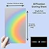 Bartovation Diffraction Grating Sheet 1,000 Lines/mm [One 6" x 1ft ...