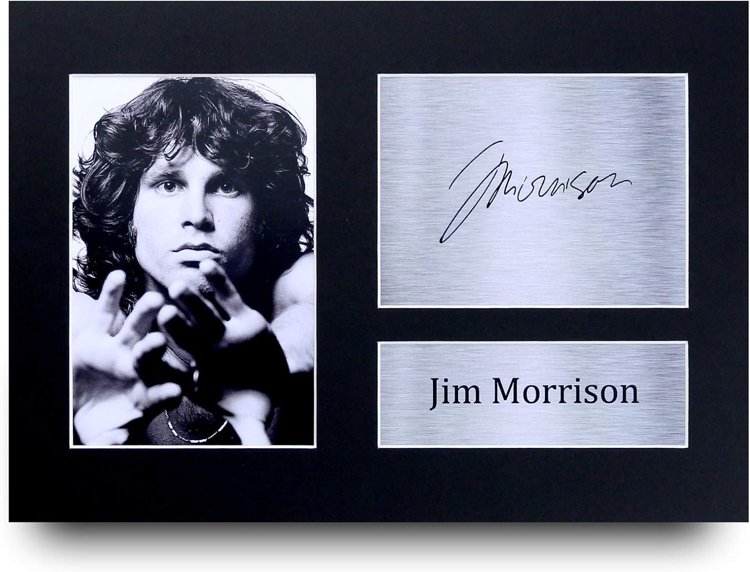 HWC Trading Jim Morrison Signed A4 Printed Autograph Music Print Photo ...
