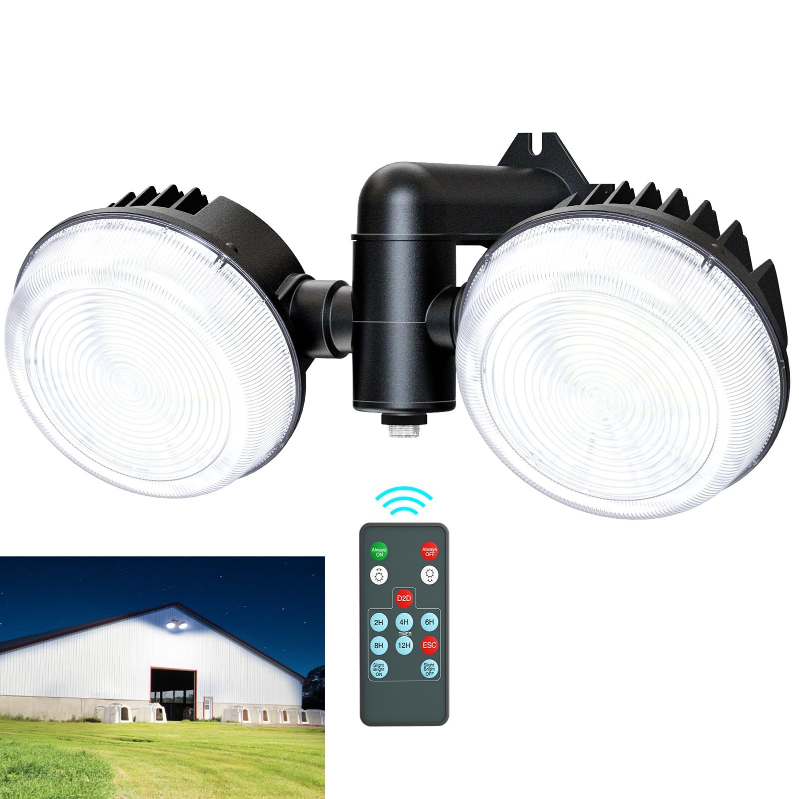 Onforu LED Barn Light 100W, Dusk to Dawn Outdoor Yard Light with ...