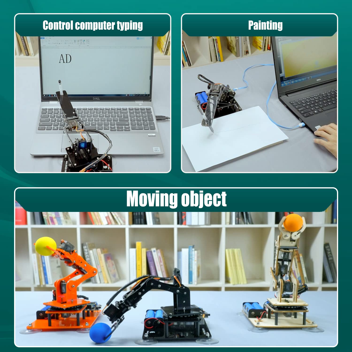Mua Adeept 5-DOF Robot Toys Arm Kit 5Axis Robotic Compatible with Arduino IDE Programmable DIY ...