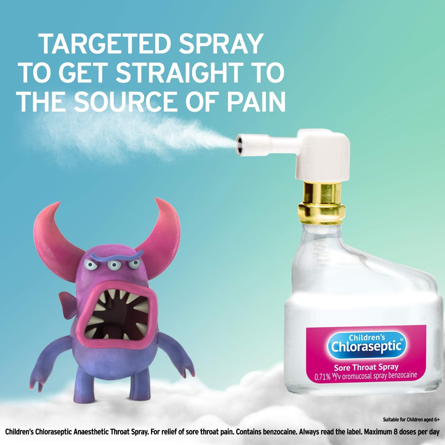 Children’s Chloraseptic Anaesthetic Sore Throat Spray, 15 ml ...