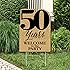 Amazon.com: 50th Anniversary Yard Sign Party Accessory (1 count ...