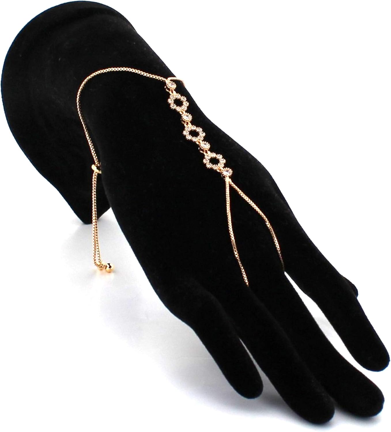 Rida London Women Ladies Elegant Style Gold Plated Rhinestone Hand ...