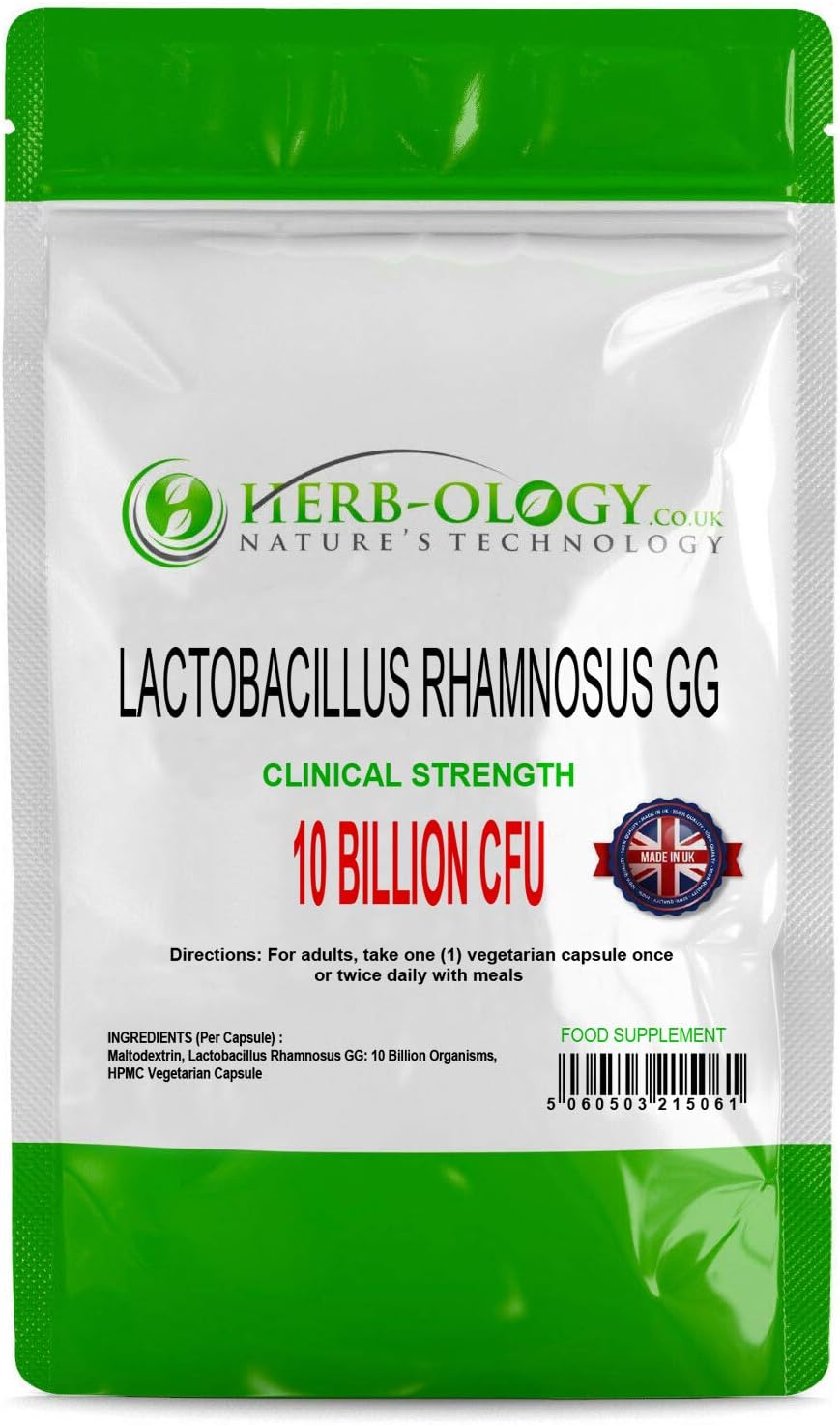 Herb-ology Lactobacillus Rhamnosus | 120 High Strength Vegetarian ...