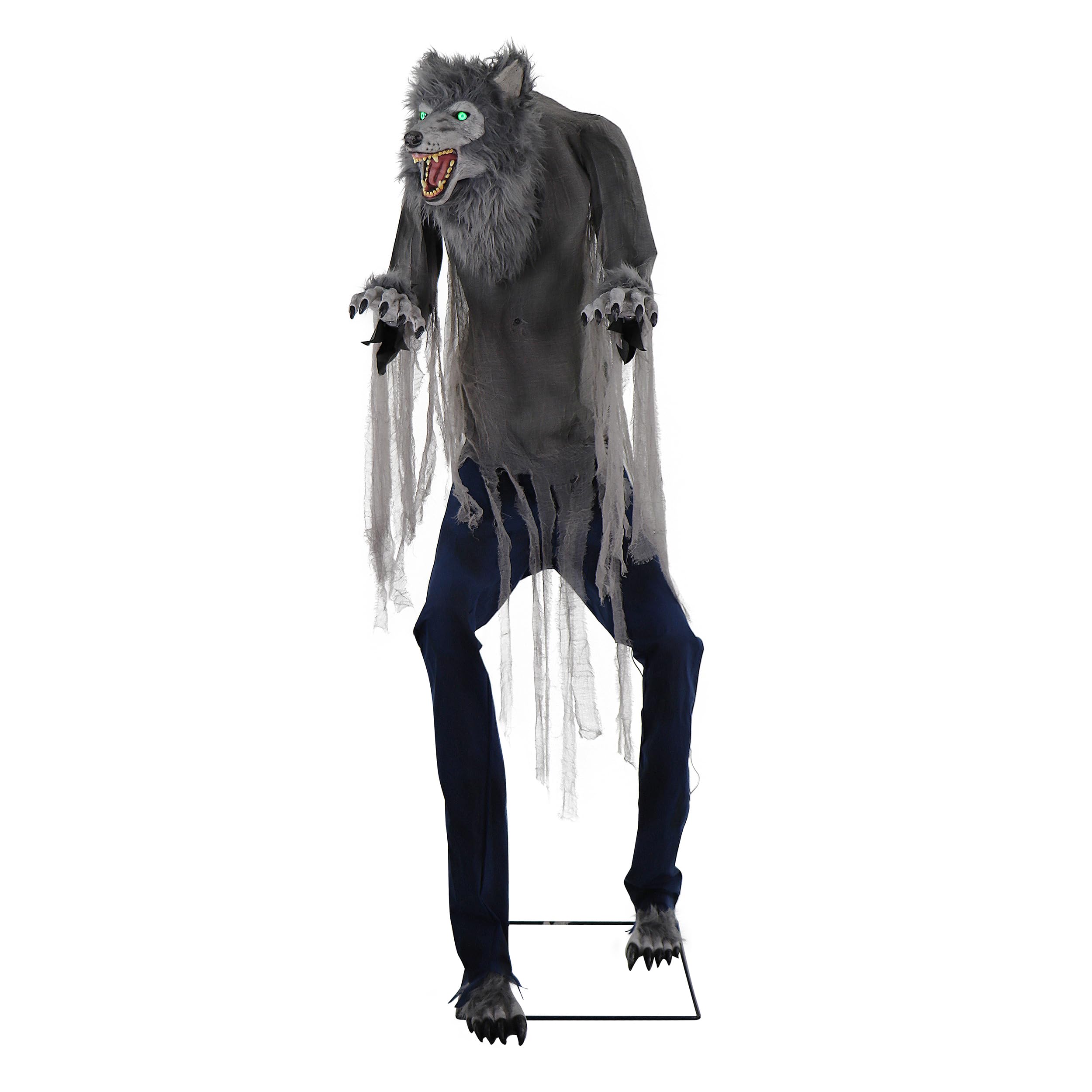 Mua Haunted Hill Farm 7-Ft. Tall Towering Werewolf, Motion-Activated ...