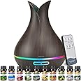 Amazon.com: HIROGA Essential Oil Diffuser for Essential Oils Large Room, Top 10 Oils Gift Set ...