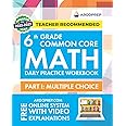 Amazon.com: 6th Grade Common Core Math: Daily Practice Workbook - Part ...