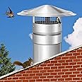 Amazon.com: Ebusin 7 Inch Round Chimney Cap, 7 Inch Chimney Cap with ...