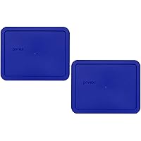Amazon.com: Pyrex 7211-PC 6 Cup Cobalt Blue Rectangle Food Storage Lid ...