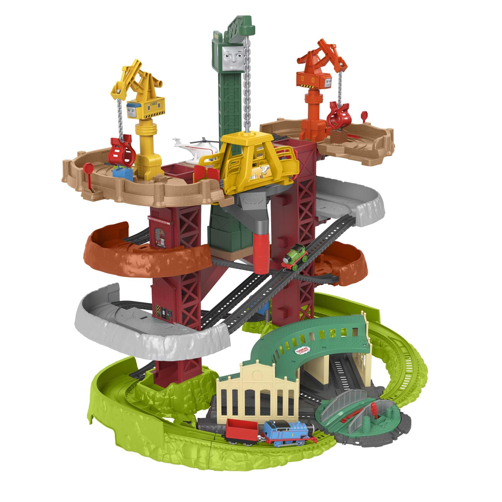 Mua Thomas & Friends Multi-Level Toy Track Set, Trains & Cranes Super ...