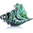 Amazon.com: LCCCK Hand Blown Glass Conch Shell Sculpture, Sea Glass Art ...