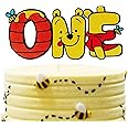 Amazon.com: Pooh Bear One Cake Topper, Cute Winnie Bear First Birthday ...
