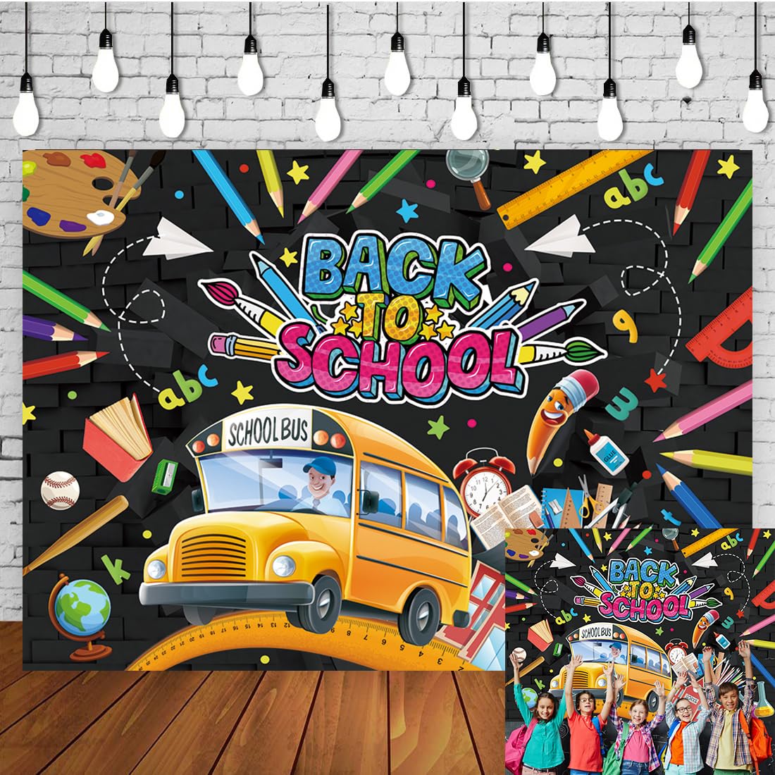 Welcome Back to School Backdrop for Kids First Day of School ...