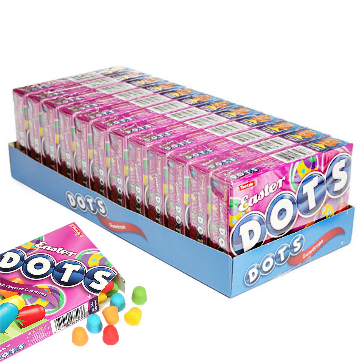 Tootsie Roll Dots Assorted Fruit Flavored Gumdrops Theater Box, 6 oz ...