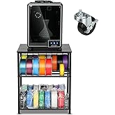AHOWPD 3D Printer Table with Filament Storage - 3D Printer Stand Shelf ...