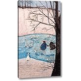 Amazon.com: Spring by Sam Toft - 9" x 16" Canvas Art Print Gallery ...