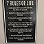 Amazon.com: 7 Rules Of Life, motivational poster print: Posters & Prints