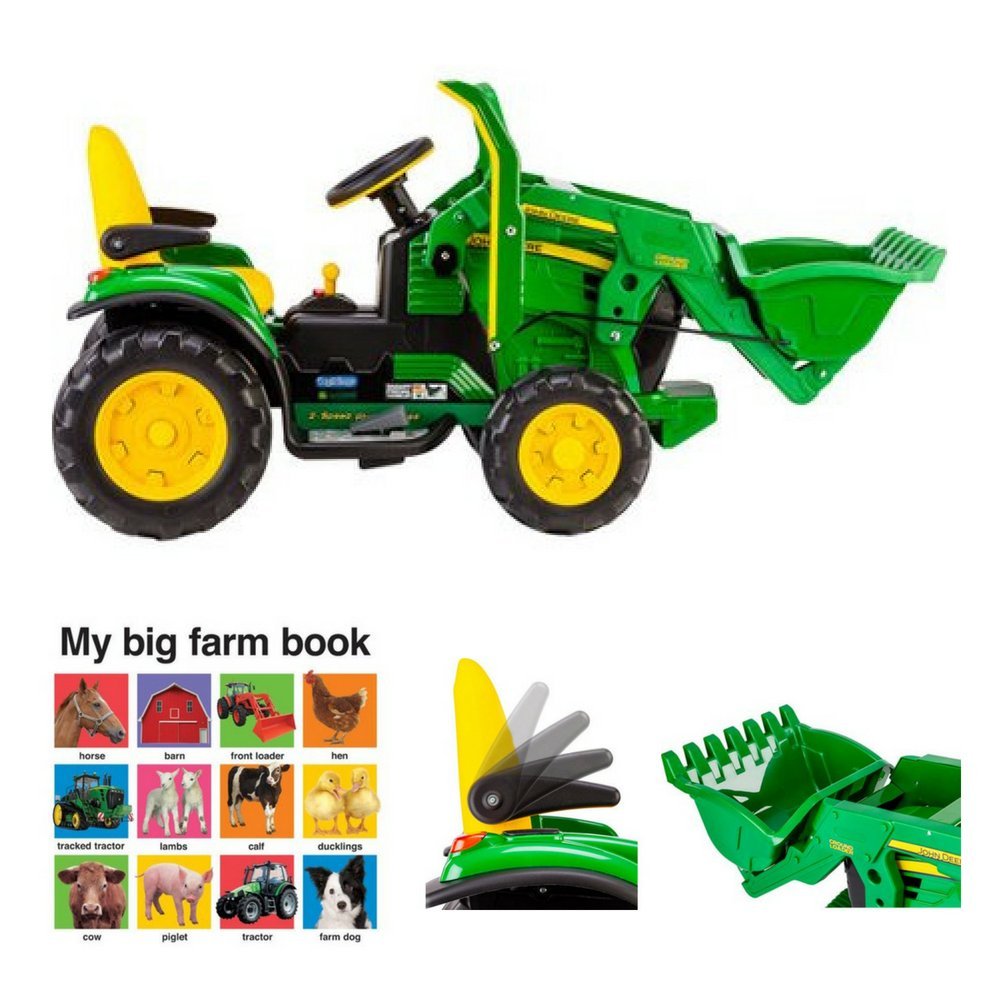 Peg Perego John Deere Ground Loader 12 Volt Battery Powered ...