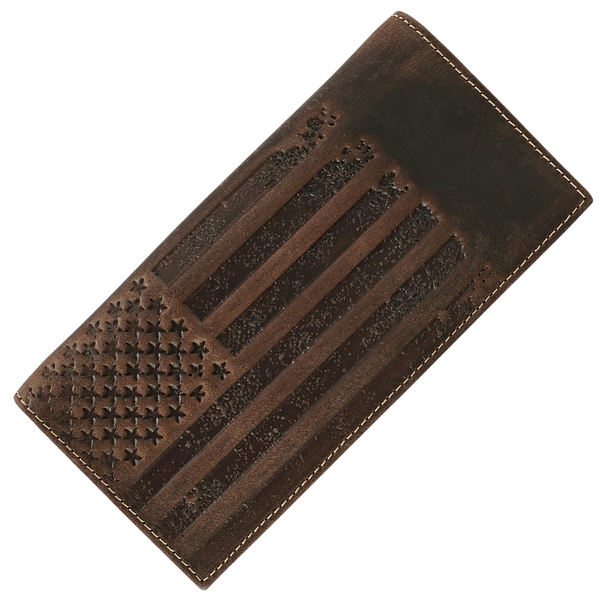 Mua ELIZO Leather Long Wallet for Men Western Wallet Rodeo Mens Wallet ...